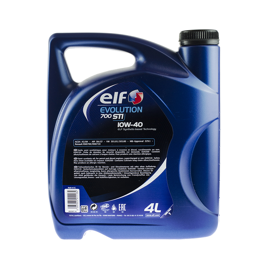 ELF EVOLUTION 700 STI 10W-40 4L - ATS Oleje Silnikowe